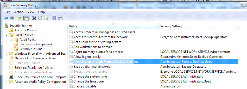 Local Security Policy for Windows 7 Professional and Above Versions ...